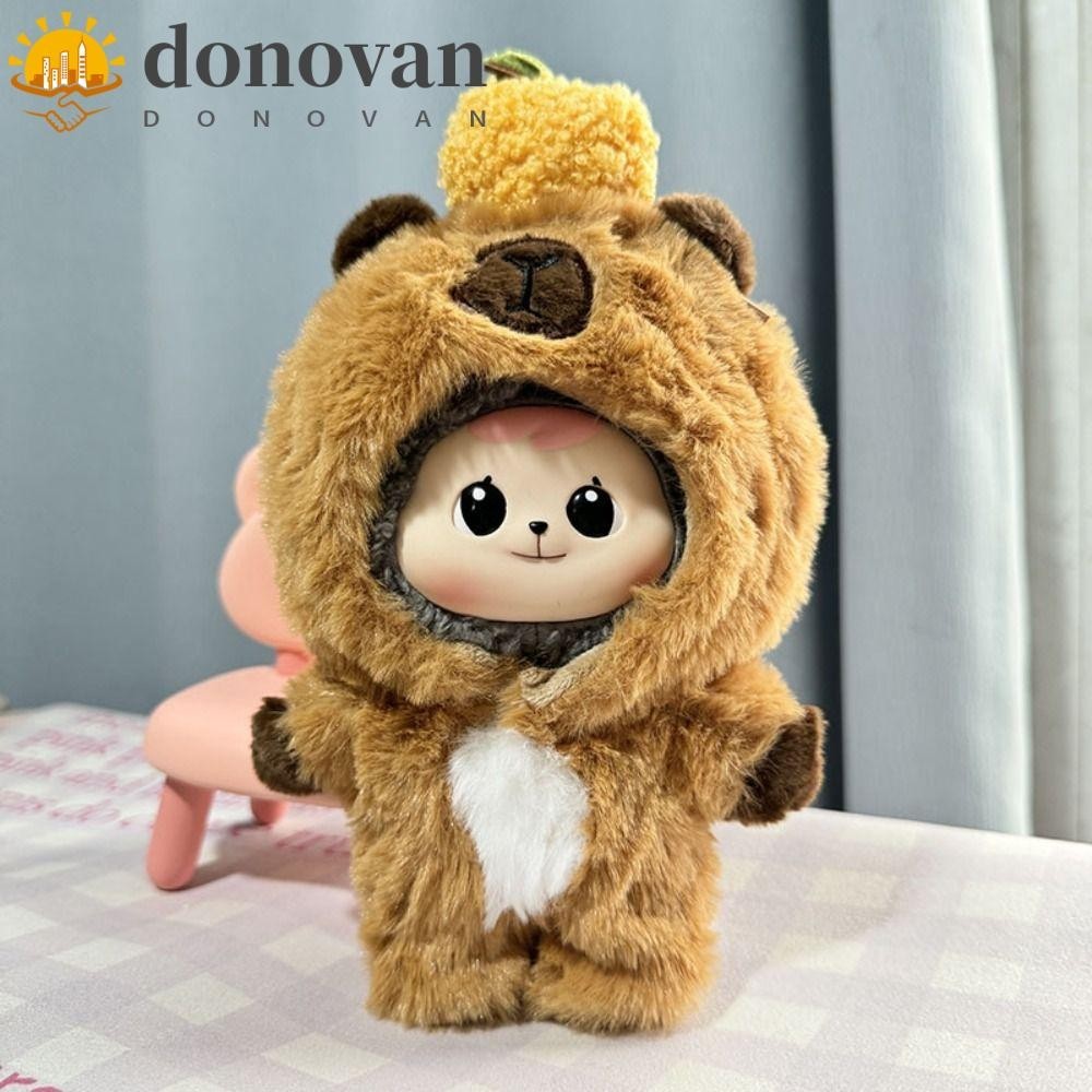 Donvan Labubu Time Clothes, Capybara Dolls Clothes 17cm Cotton Dolls ...