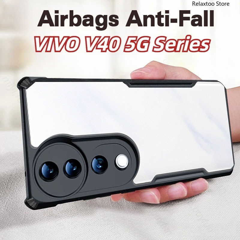 Vivov50 VIVOV40 5GปลอกใสสําหรับVivo V50 V40 Pro Lite V50Pro V40Pro V40Lite VIVOV40Pro 5Gโปร่งใส ...