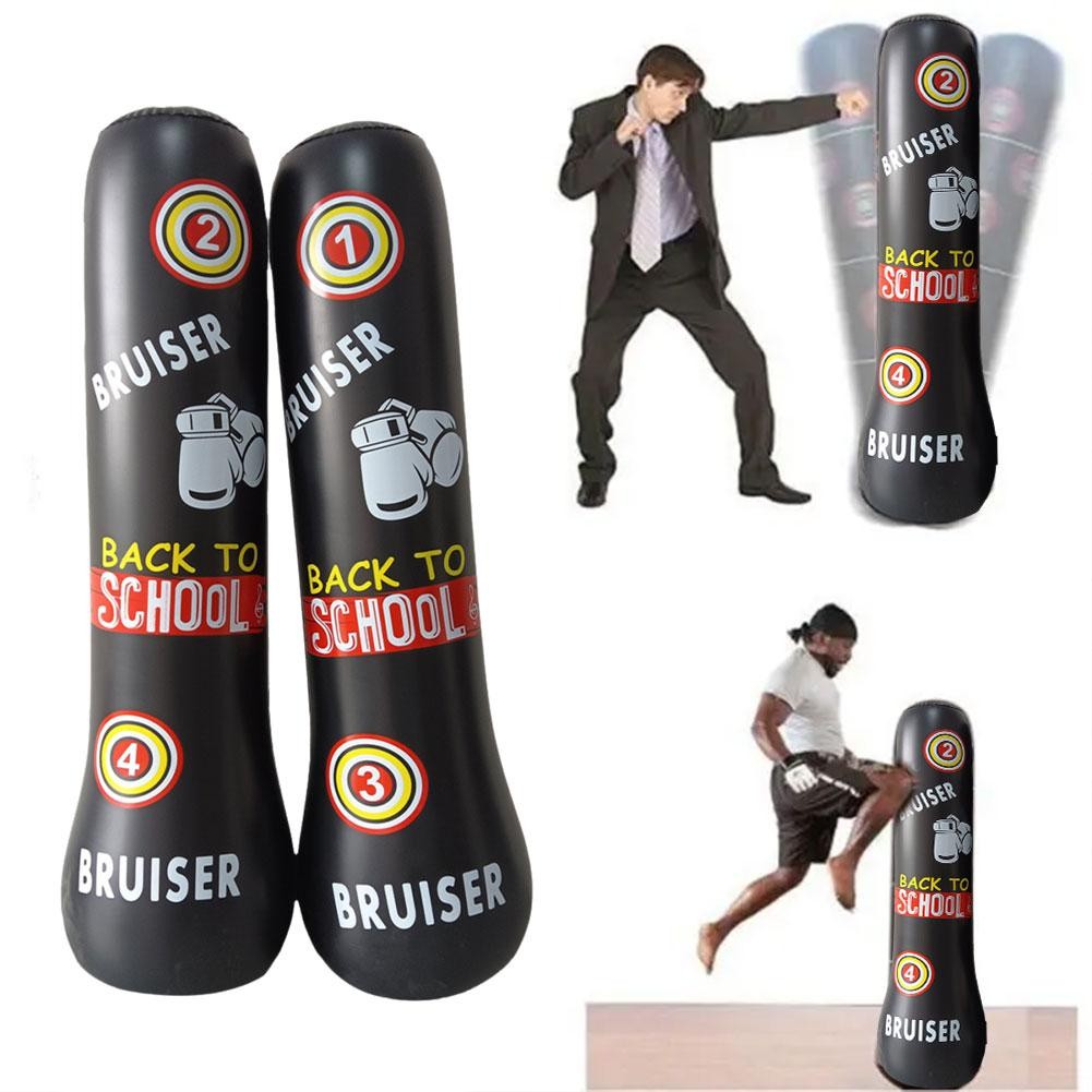 Tumbler Inflatable Boxing Bag 120-160cm Inflator Sanda + แนวตั้งเพิ่ม ...