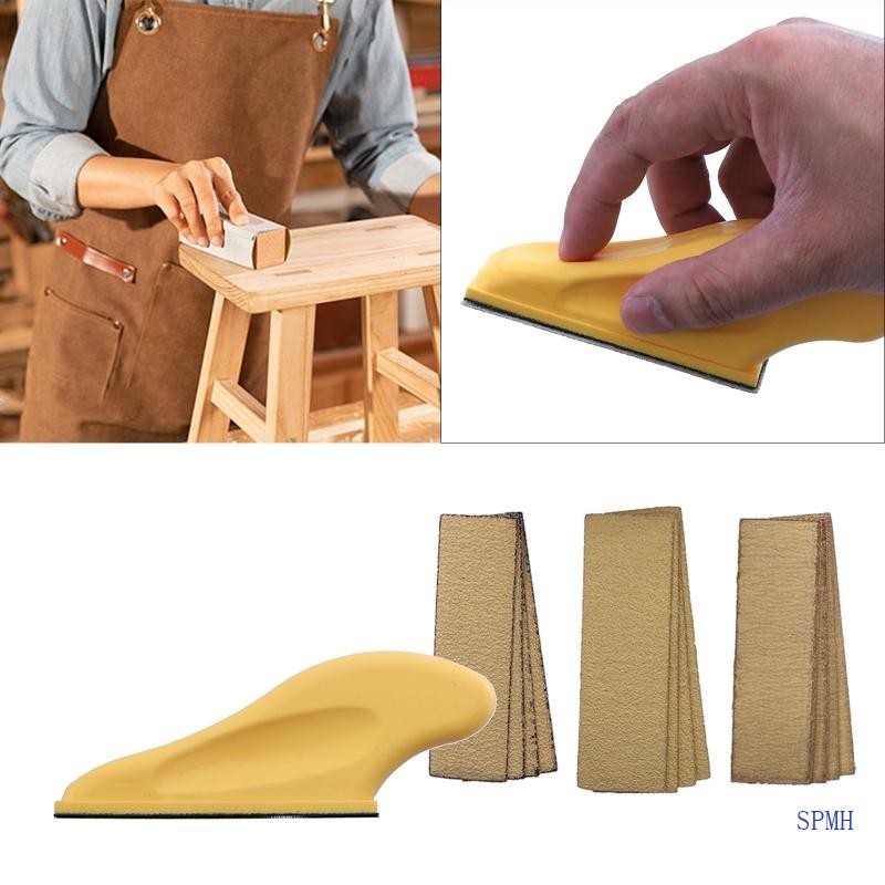 Super Small Sander Kit รายละเอียด Handle Sanding Tools กระดาษทราย DIY ...