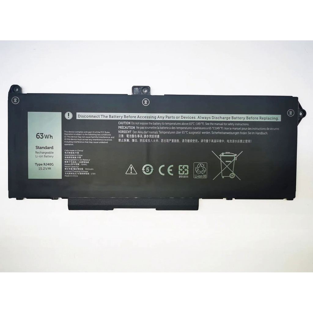15.2V 63Wh RJ40G Battery for Dell Latitude 14 5420 15 5520 3560 XPC5H ...