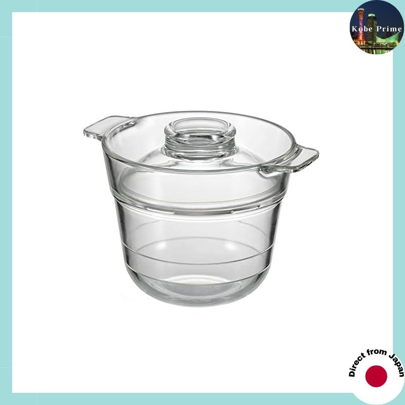 HARIO Glass Microwave Rice Cooker 0.5-2 Cups Clear/Black | Shopee Thailand
