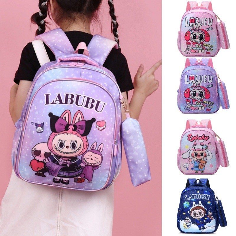 Labubu Classic Backpack กระเป๋าเป้การ์ตูนน่ารัก | Shopee Thailand