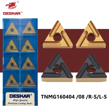 เม็ดมีด Inserts T16 เม็ดสองหน้า มุม 04 08 TNMG160404R-S TNMG160404L-S ...