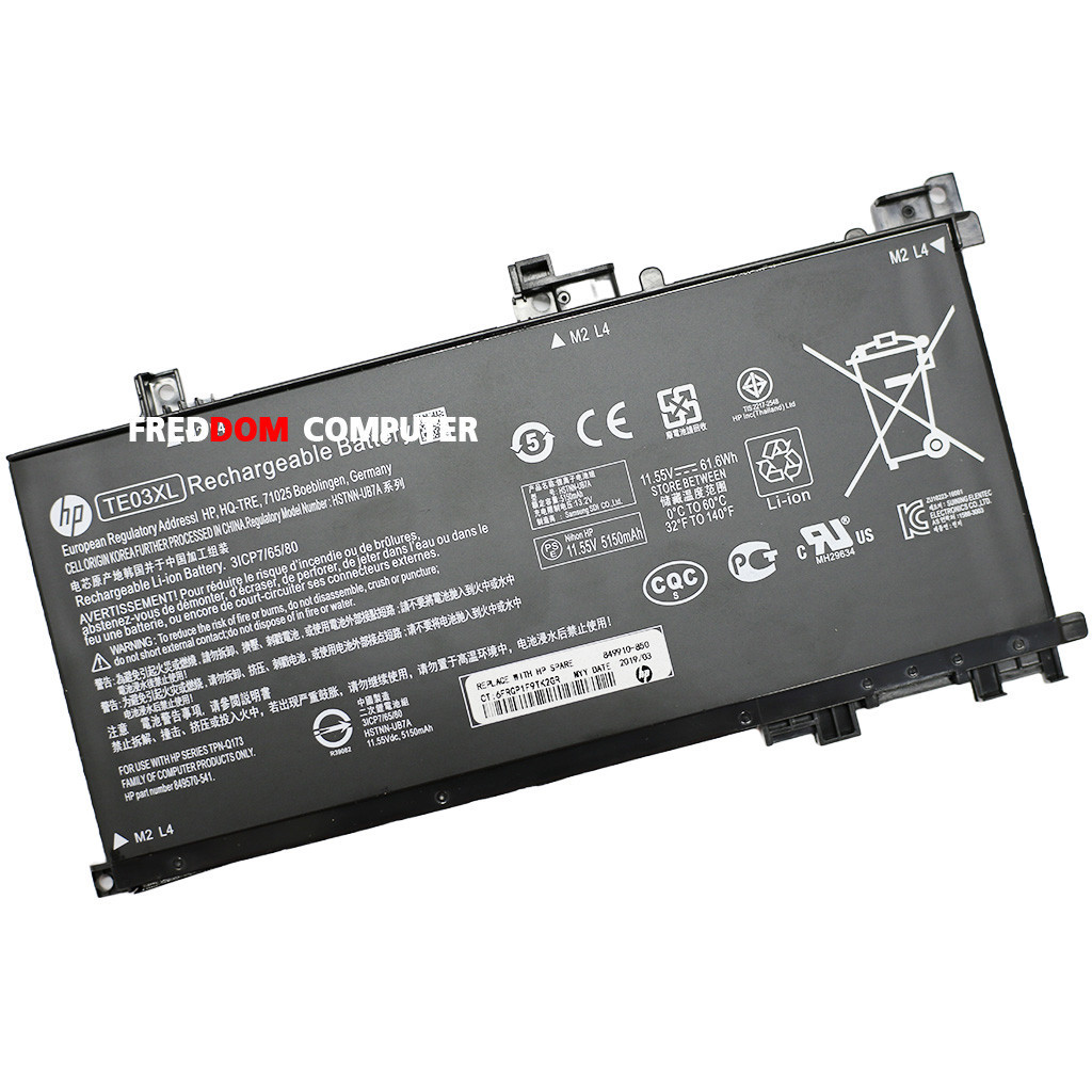 แบตเตอรี่โน๊ตบุ๊ค (แท้) TE03XL HP 15-AX 15-BC Series BATTERY NOTEBOOK ...