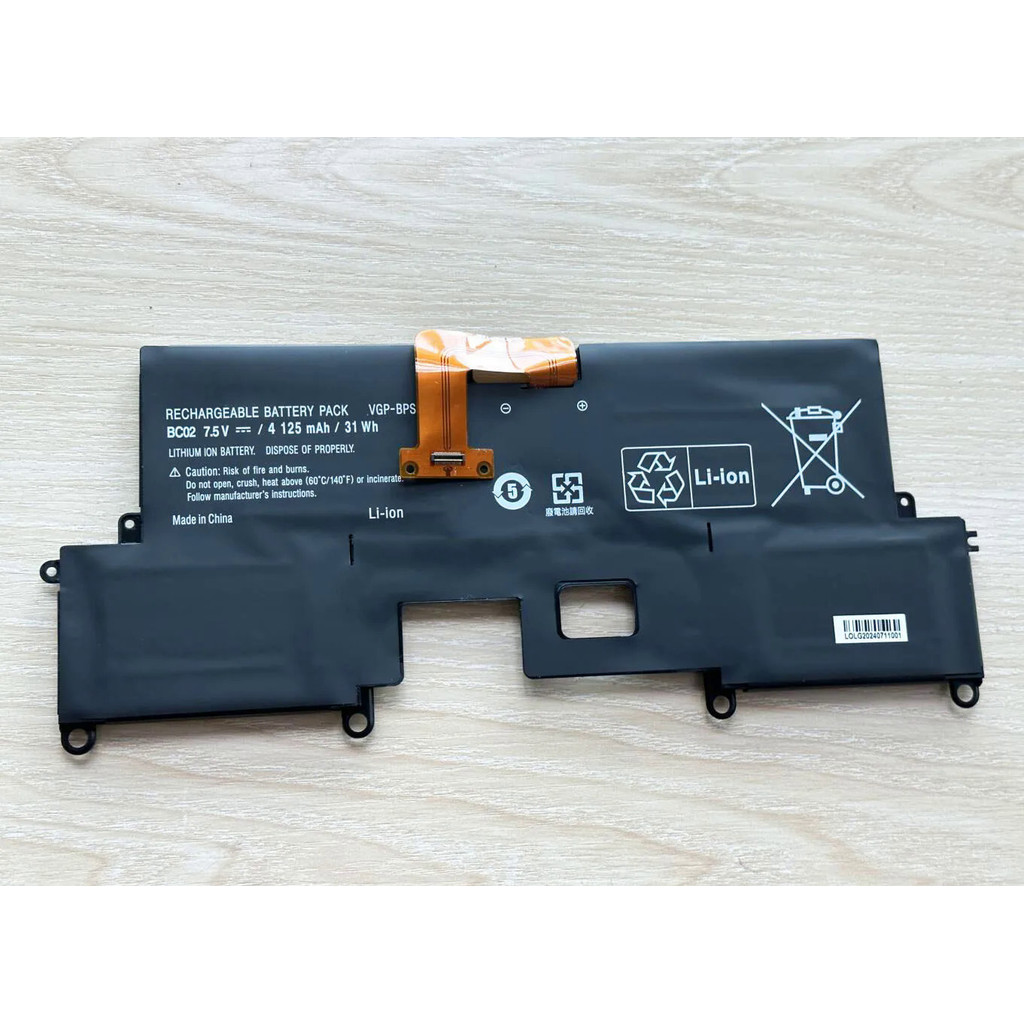 VGP-BPS37 BPS37 แบตเตอรี่แล็ปท็อป For SONY VAIO Pro 11 SVP11 ...