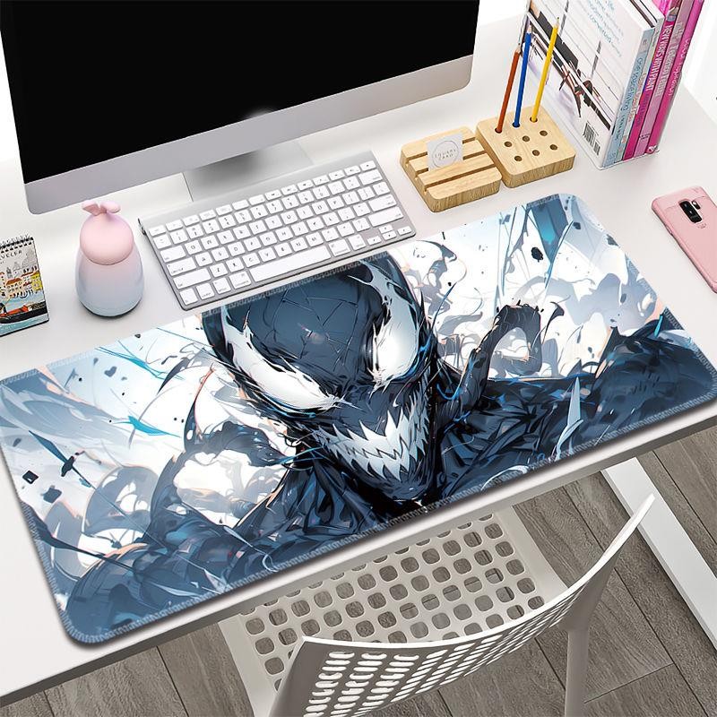 [70 * 30 ซม.] แผ่นรองเมาส์ Cyber Venom ขนาดใหญ่ Marvel Boys อะนิเมะเกม ...