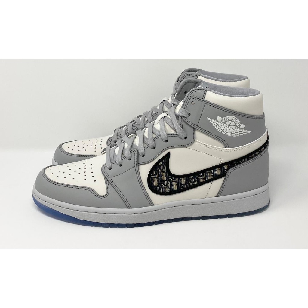 Nike x Dior Air Jordan 1 High M - Wolf Grey/Sail/Photon Dust/White ...