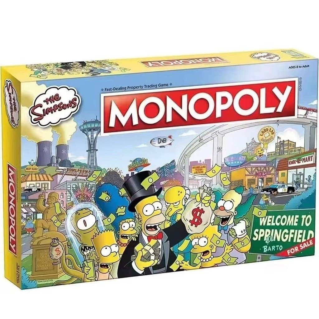 The Simpsons Collector's Edition BOARD Game Monopoly B4JT | Shopee Thailand