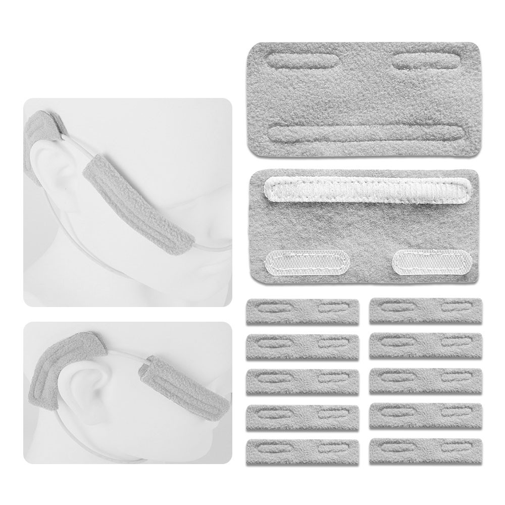 Jbmbhc CPAP Nasal Cannula Ear Pad สําหรับใช้ซ้ํา Face Shields ฝาครอบ ...