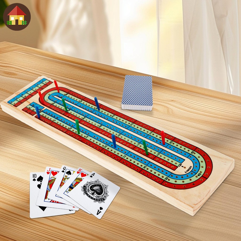 Cribbage เกมกระดานชุดตลก Cribbage ชุดแบบพกพา Cribbage ชุดพับ Cribbage ...
