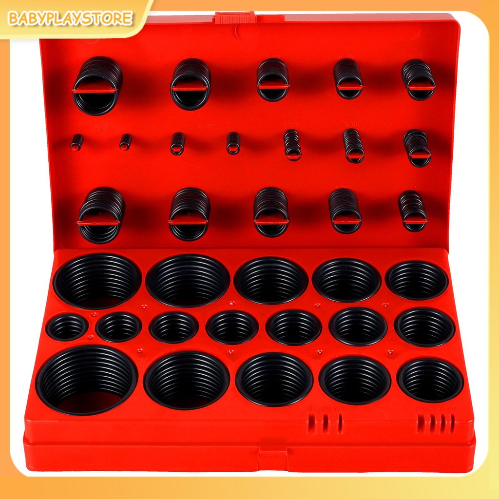 419 ชิ้น O-แหวนปะเก็นชุดยางเครื่องซักผ้า Assortment ชุด 32 ขนาด ...