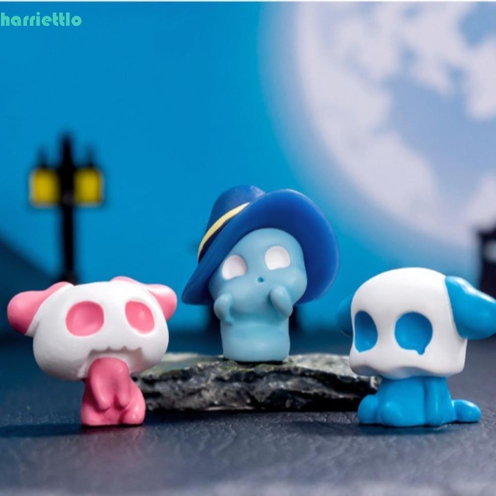 HARRIETTLO มินิฟักทอง Elf ตุ๊กตาเรซิ่น, หมวกแม่มด Candy Hallowmas ตุ๊กตาเครื่องใช้ในบ้าน, Kawaii ...