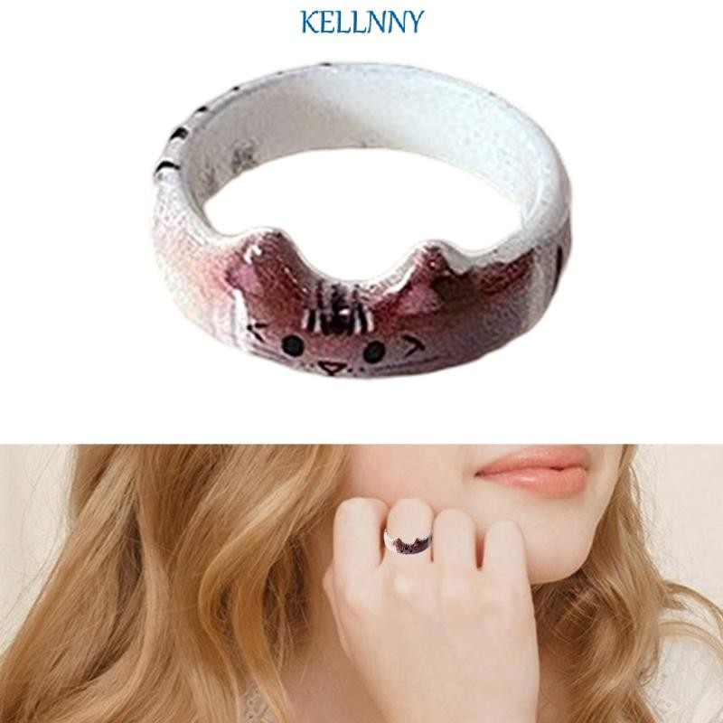 แหวนแมวอินเทรนด์จาก Kelln ดีไซน์ทันสมัยพร้อมเคลือบที่สวยงาม | Shopee ...
