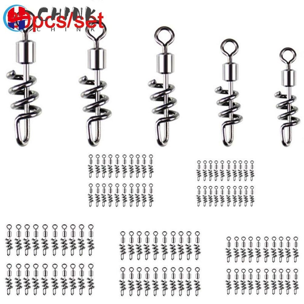 Chink 20 ชิ้นตกปลา Rolling Swivel Connector สแตนเลสเกลียว Heavy Duty ...