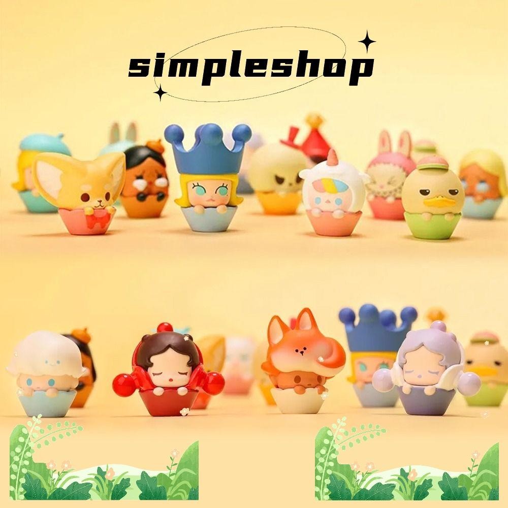 Simple อะนิเมะการ์ตูนรูป, POPMART Pop Bean Labubu Skullpanda ลาเวนเดอร์ ...