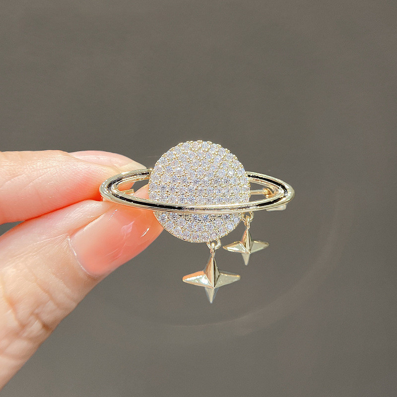 เข็มกลัดจี้ Star Fringe Star แบบเรียบง่ายโลหะผสม | Shopee Thailand
