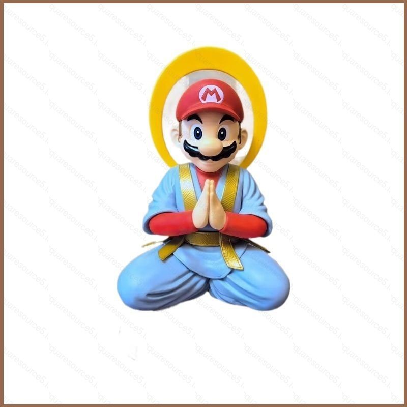 Lg Super Mario Action Figure แสงแห่งพระพุทธเจ้าเปล่งประกาย ท่านั่ง ...