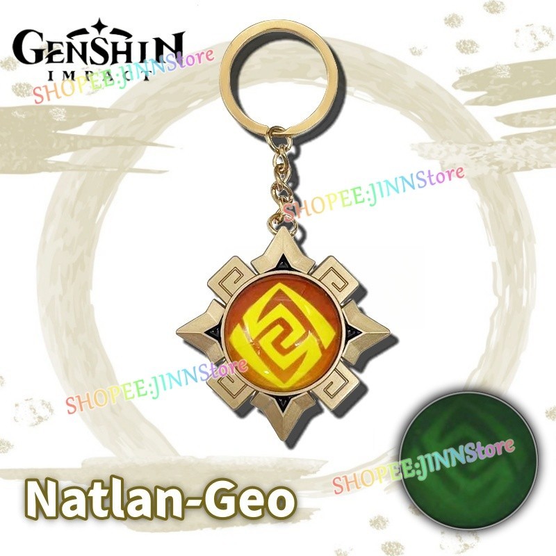 - Jinn - GENSHIN Natlan Geo Vision Luminous Keychians GENSHIN IMPACT ...