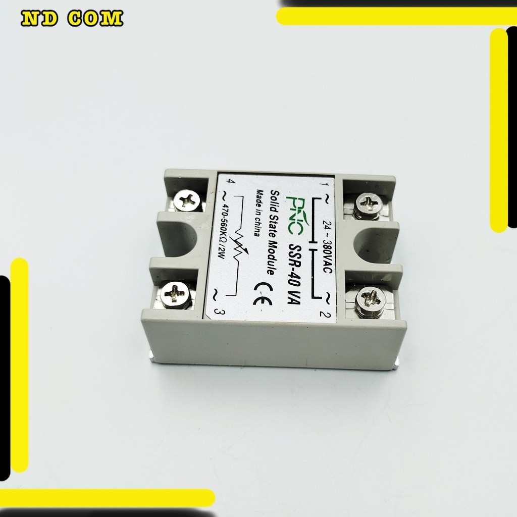 สุดคุ้ม! MODEL:SSR-25VA,SSR-40VA,SOLID STATE RELAY โซลิตสเตจ รีเลย์ 1เฟสINPUT :~470-560kΩ/2W ...