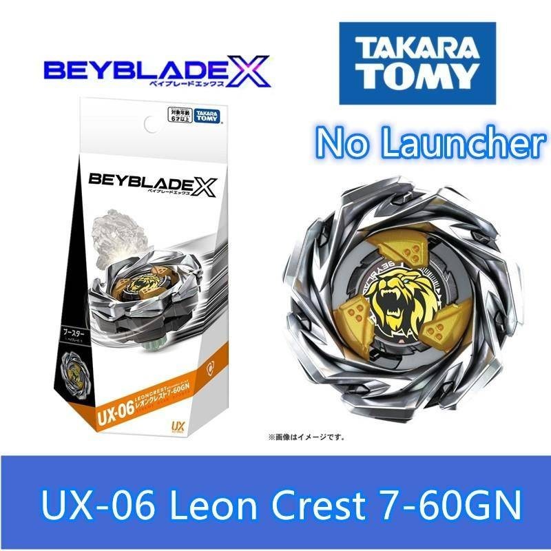 (In-stock)Tomy Beyblade-X Booster UX-06 Leon Crest 7-60GN Spinning Toys | Shopee Thailand