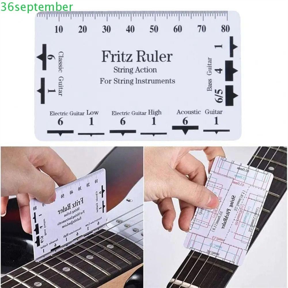 Spepember String Pitch Ruler, Guitar Strings Luthier Tools ไม้บรรทัด ...