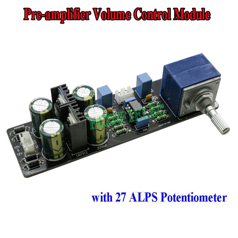 Preamplifier Tone Board Preamp Volume Control Module With 27 ALPS Potentiometer | Shopee Thailand