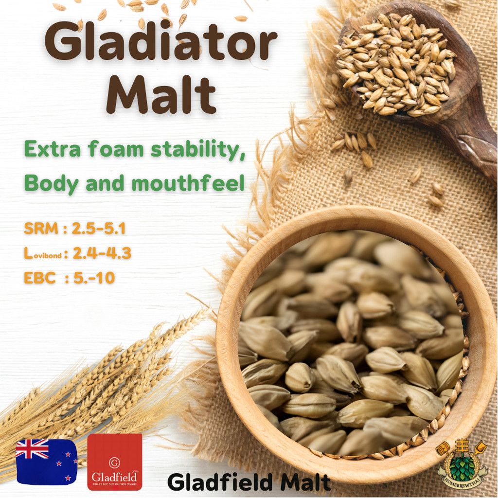 Gladiator Malt/CaraPils/Dextrin Malt (Gladfield) | Shopee Thailand