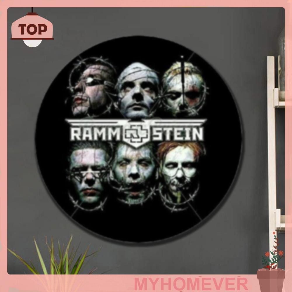 Retro โลหะ Rammstein ป้ายดีบุกรอบภาพวาดเหล็ก Wall Home Art Decor 30x30 ...