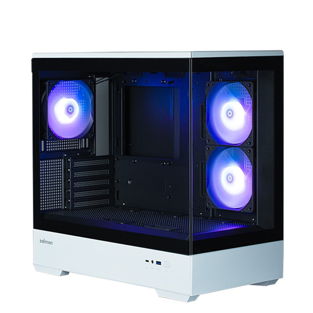 ZALMAN P30 Black-White ARGB Micro-ATX Support Mini-Tower Case | Shopee ...