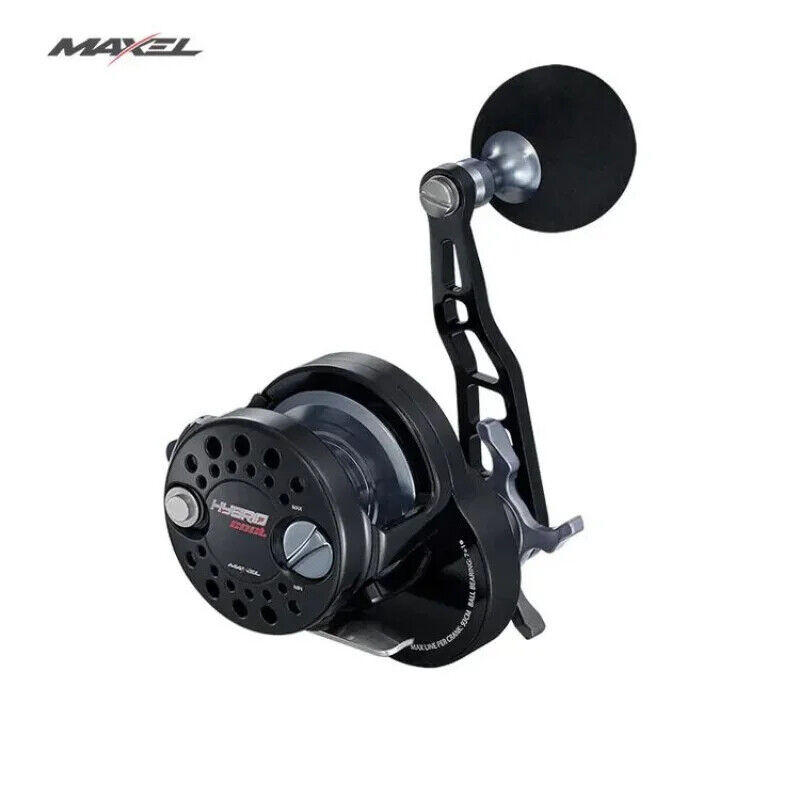 Maxel Hybrid Asian Model 20C Conventional Overhead Jigging Fishing Reel ...