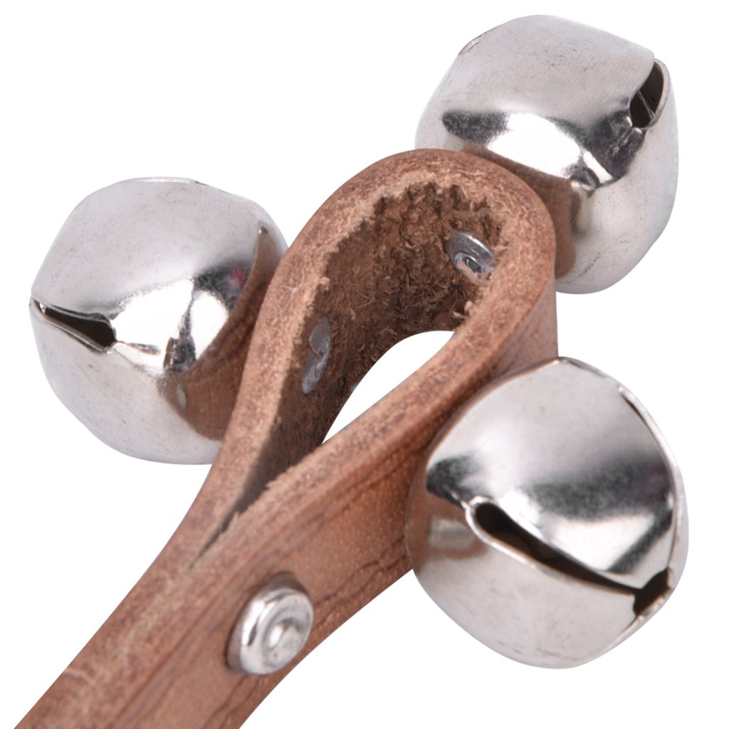 [kats] 3 Bells Jingle Handbell Shaker Bell Ring เด็กดนตรีของเล่นเพื่อ ...