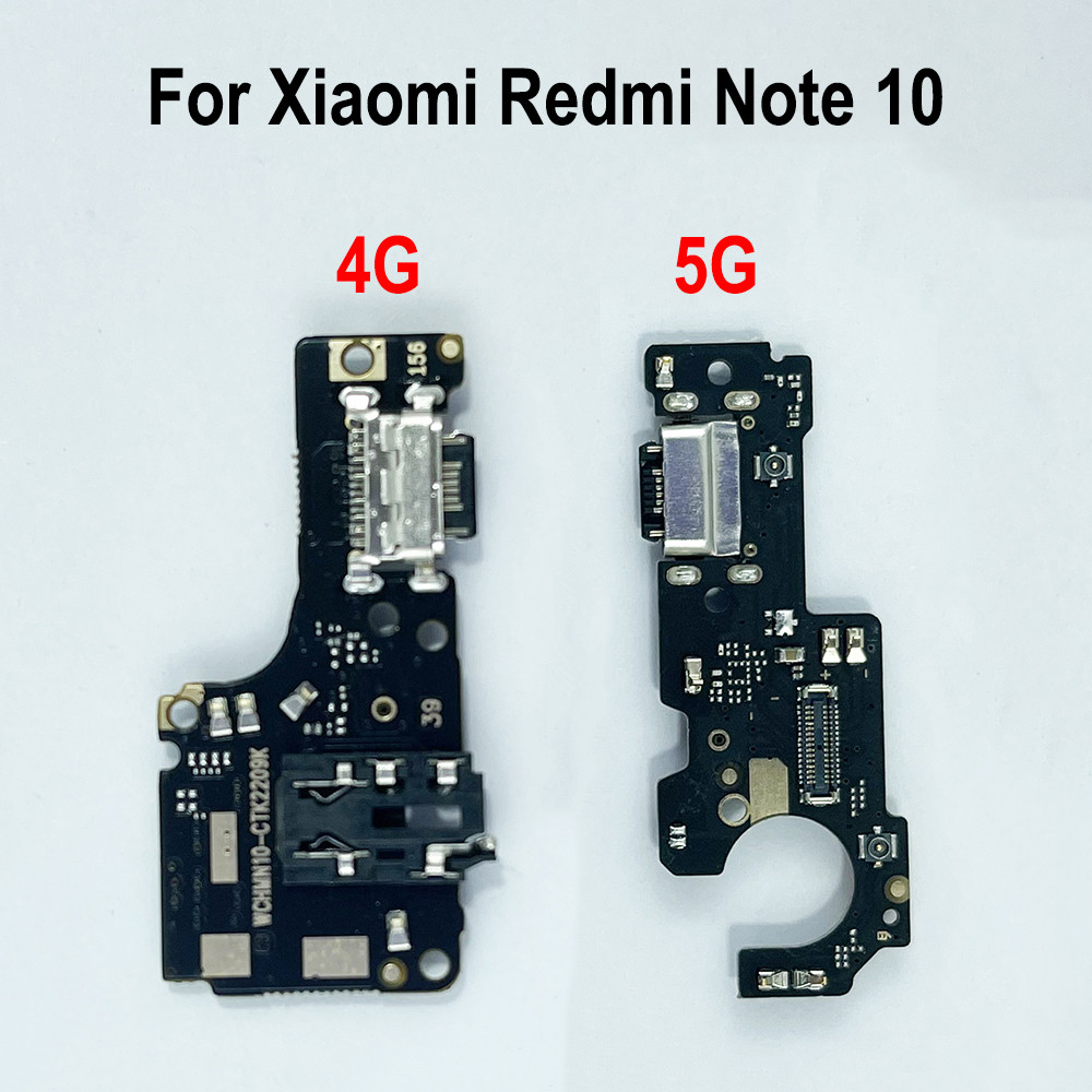 สําหรับ Xiaomi Redmi หมายเหตุ 10 4G 5G USB แท่นชาร์จพอร์ตซ็อกเก็ตแจ็ค ...
