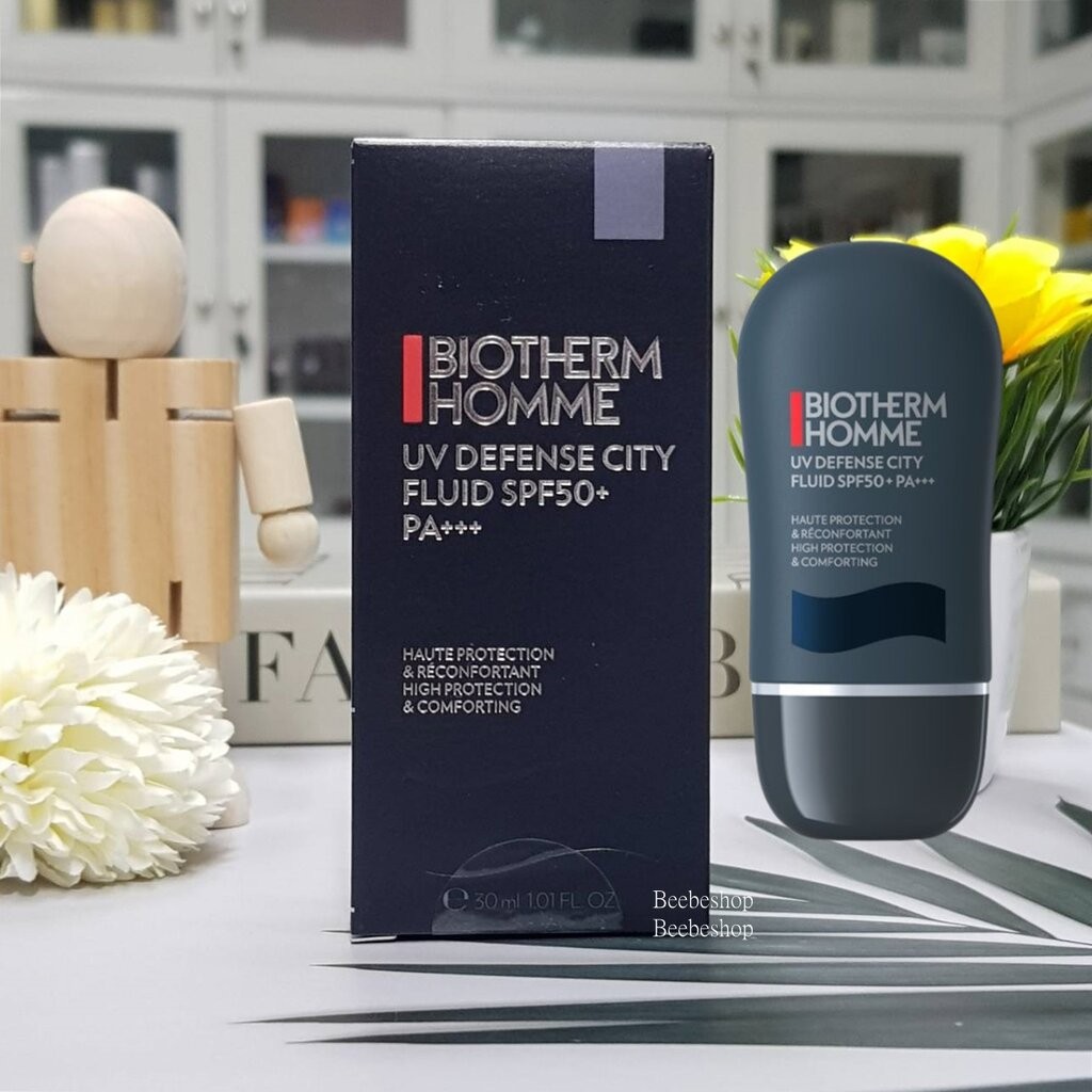 BIOTHERM ครีมกันแดด ผู้ชาย UV Defense City Fluid SPF50 PA+++ 30ml ...