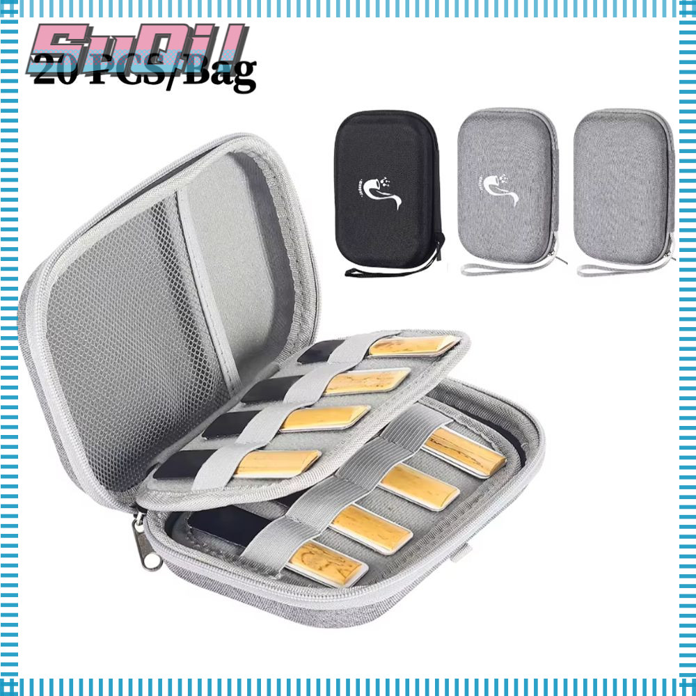 Suqi Reed Storage Kit, 20pcs Reeds พร้อมตาข่ายกระเป๋าแซ็กโซโฟน Reed ... Suqi Reed Storage Kit, 20pcs Reeds พร้อมตาข่ายกระเป๋าแซ็กโซโฟน Reed ...