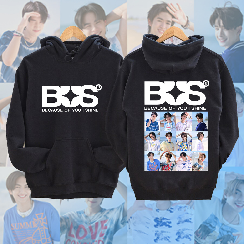 Hoodie M-3xl Bus Because of You I Shine เสื้อฮู้ดแขนยาวและ ผ้าCotton ...