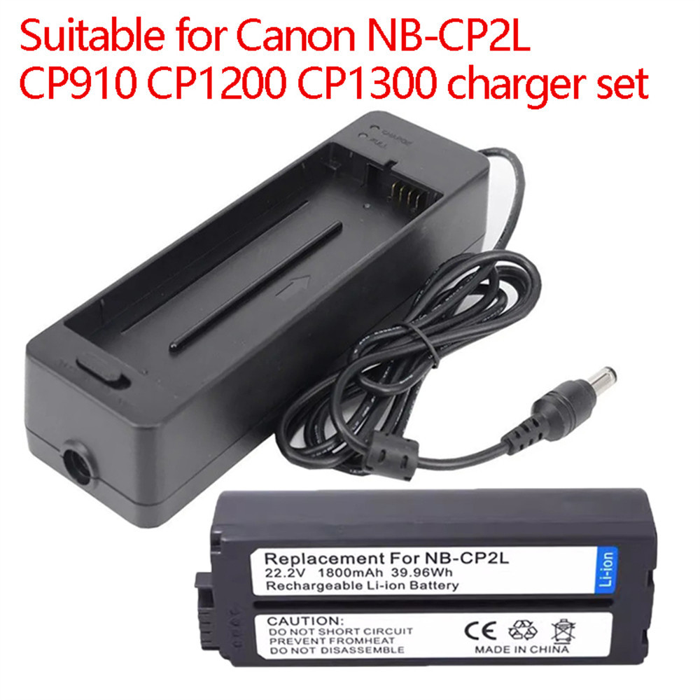 Cp-2l CP 2L NB CP2L NB-CP2L แบตเตอรี่พร้อมเครื่องชาร์จสําหรับ Canon NB-CP1L CP2L SELPHY CP1500 ...