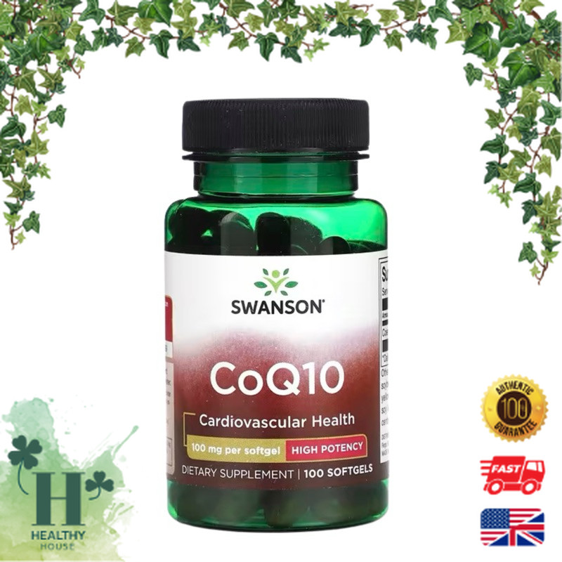 พร้อมส่ง Swanson CoQ10 Maximum Strength 30 mg / 100 mg / 200 mg | Shopee Thailand