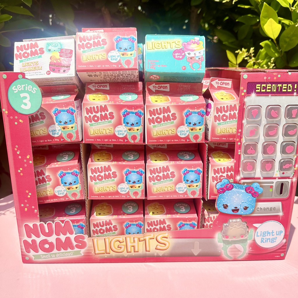 F Fragrant Baby num noms Luminous Ring Unboxing Surprise Childrens Toy ...