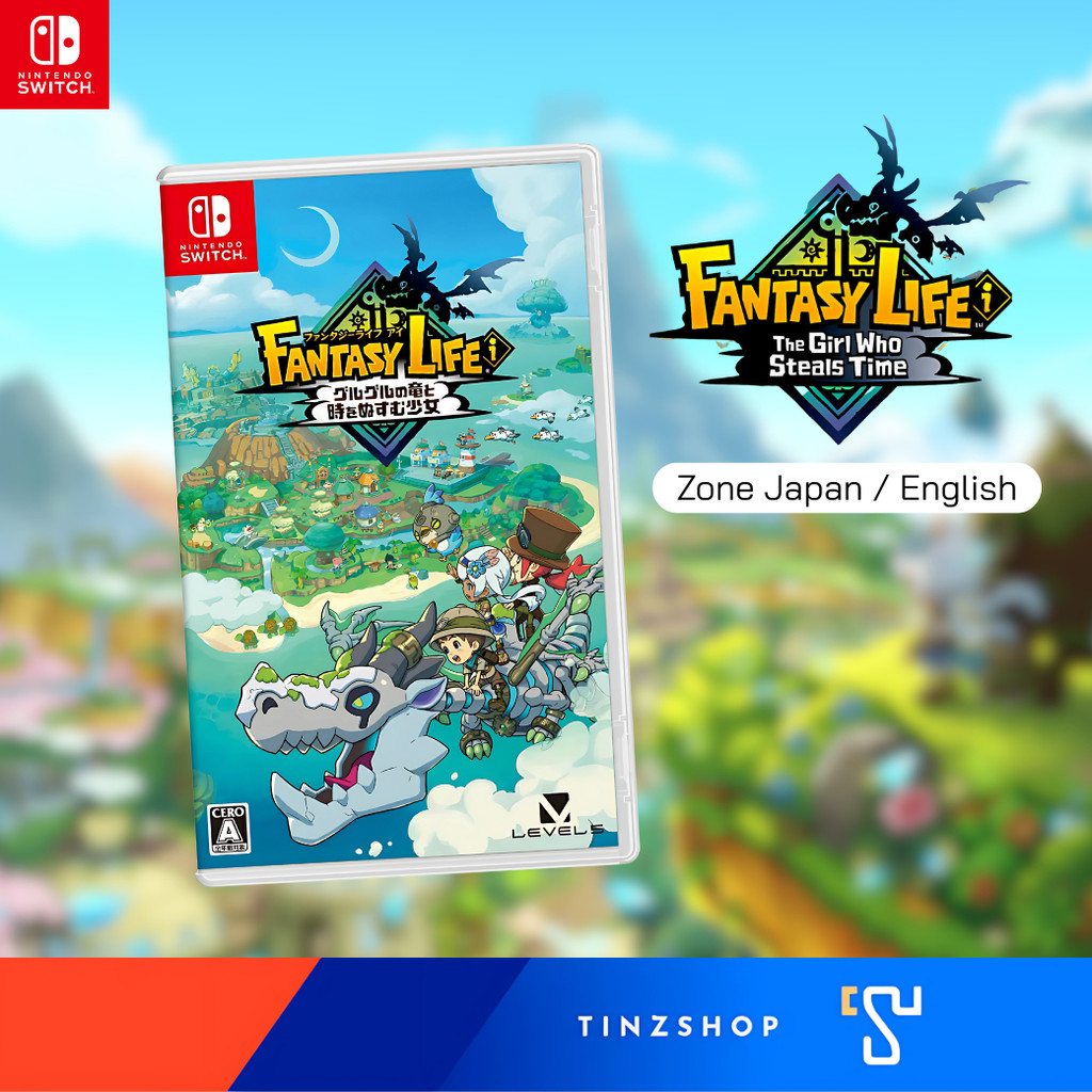 [พร้อมส่ง] Nintendo Switch Game FANTASY LIFE The Girl Who Steals Time Zone Japan / English ...