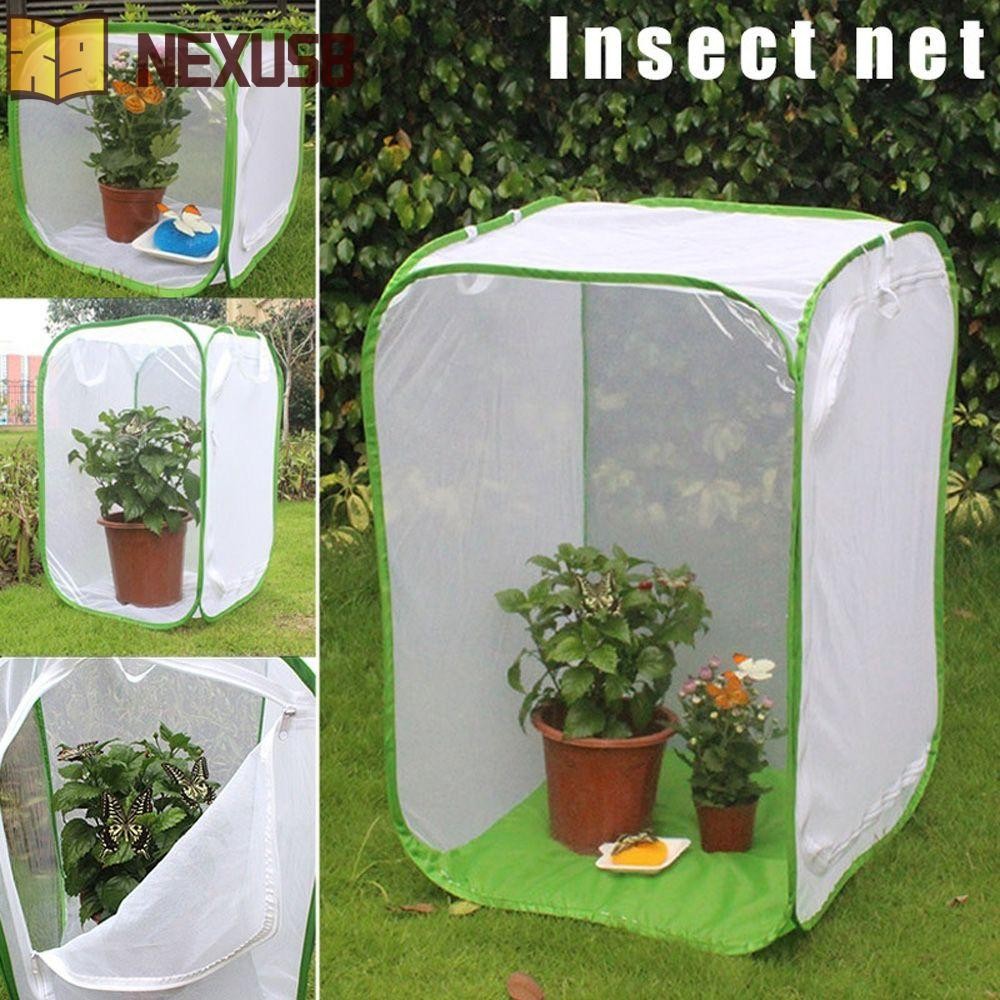 NEXUSBEAM กรงแมลงพับตู้ที่อยู่อาศัยแบบพกพา Mantis Incubator ต้นกล้า ...