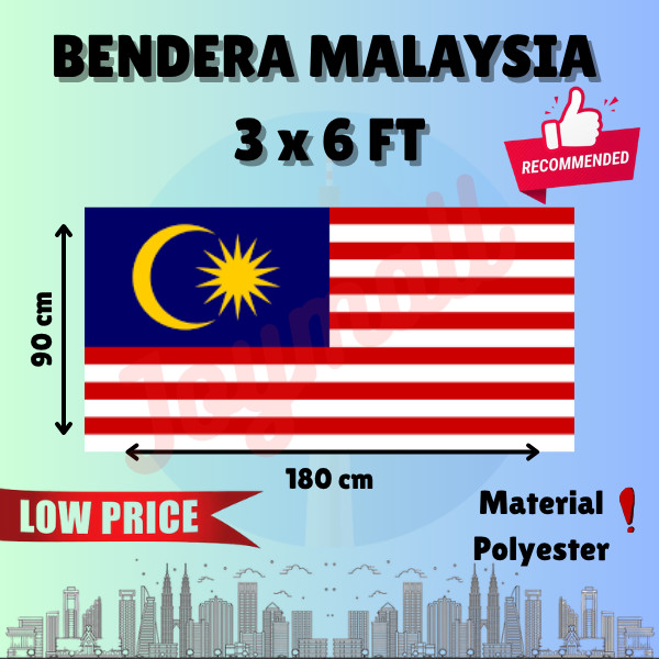JoymallBendera Jalur Gemang Flag Bendera Negeri Bendera Flag Bendera ...