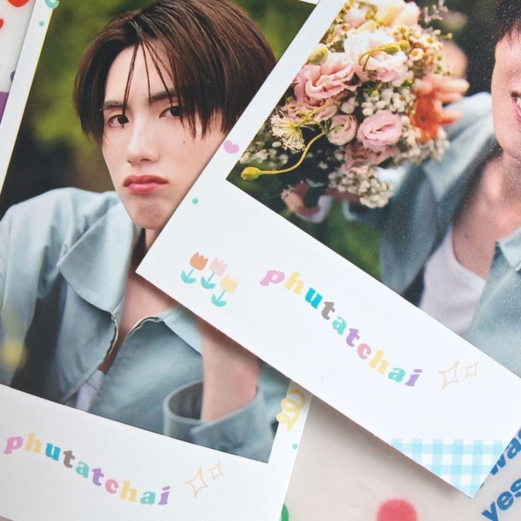 because of you i shine BUS PHUTATCHAI - เซตรูป 2x3 นิ้ว 4 ใบ รูปบัส ภู ...