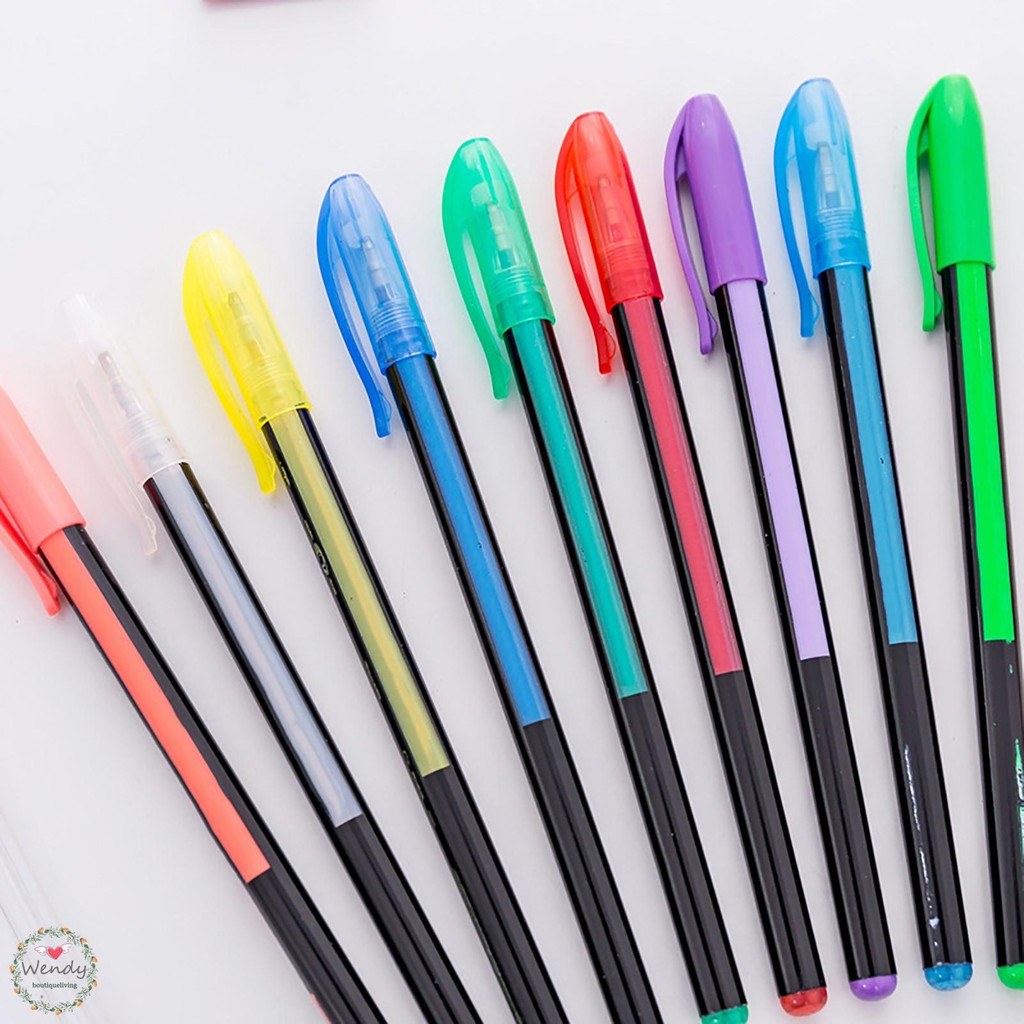 ปากกาเจลแวววาว Vivid สี Gouache ปากกา Doling หัตถกรรมสําหรับ ...