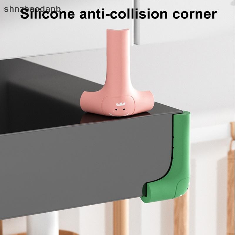 [shnzbaodanb] 4 ชิ้นไดโนเสาร์ตารางมุม Protector ขยาย Self-กาว Anti-collision ตารางมุมหลายสี Anti ...