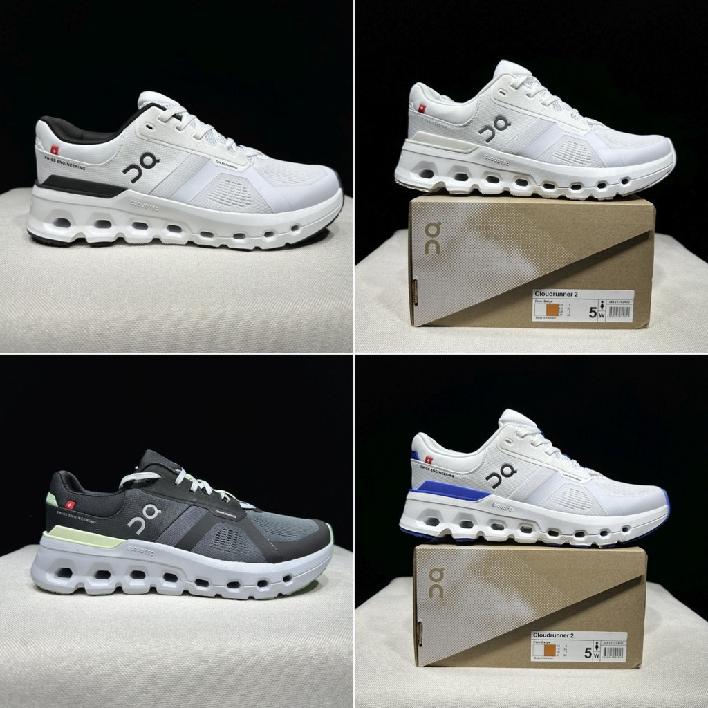 On Cloud Cloudrunner 2 รองเท้าวิ่งดีไซน์เก๋ ลดแรงกระแทก สไตล์สำหรับทั้ง ...