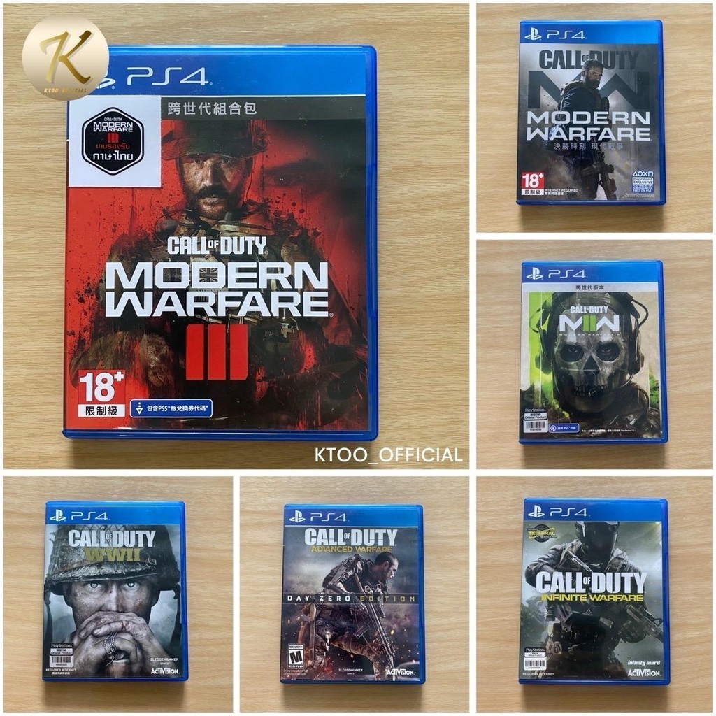 แผ่นเกมส์ PS4 : Call of duty (หลายภาค) สินค้าพร้อมส่ง | Shopee Thailand