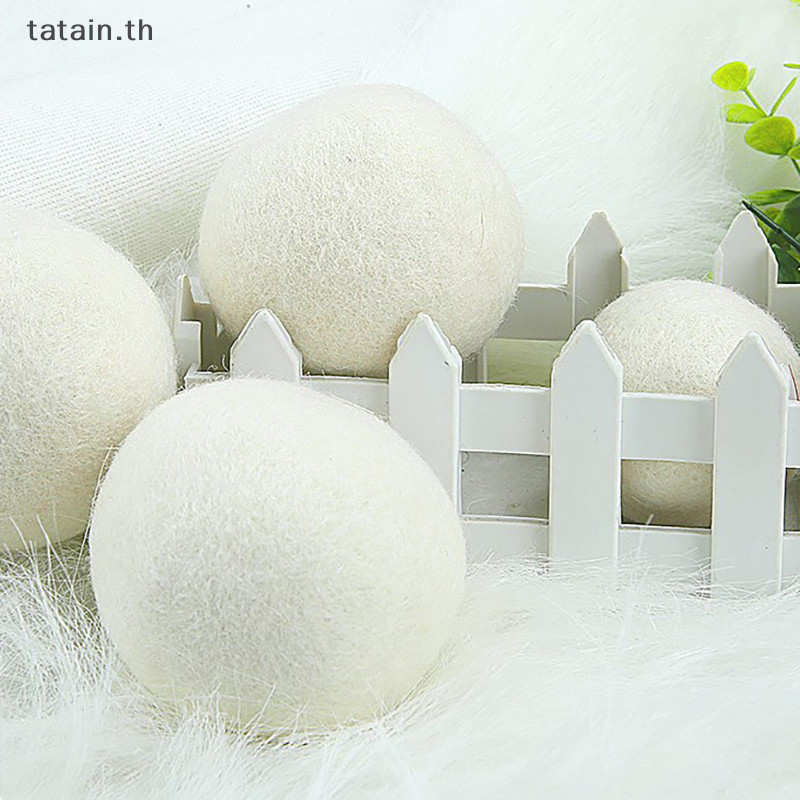 Tatain Reusable Spin Drying Water Absorbing Wool Ball ในครัวเรือน Anti ...