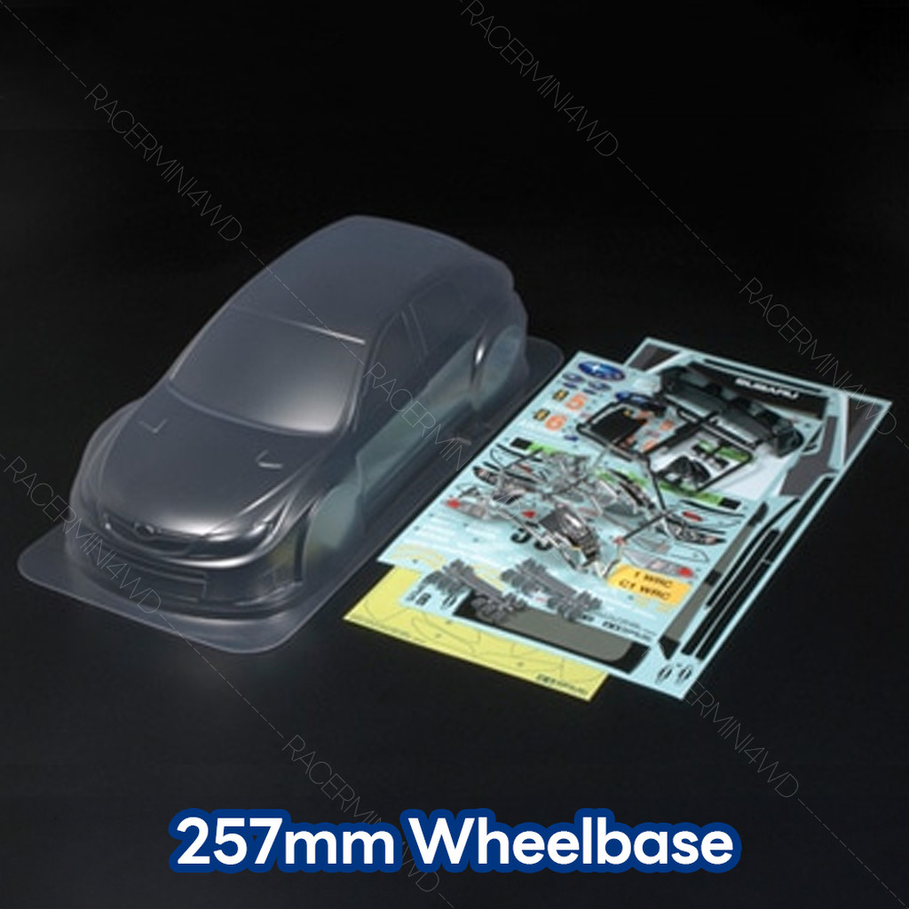 TAMIYA 51364 R/C 1/10 Subaru Impreza WRC 2008 Body Parts Set (257mm ...