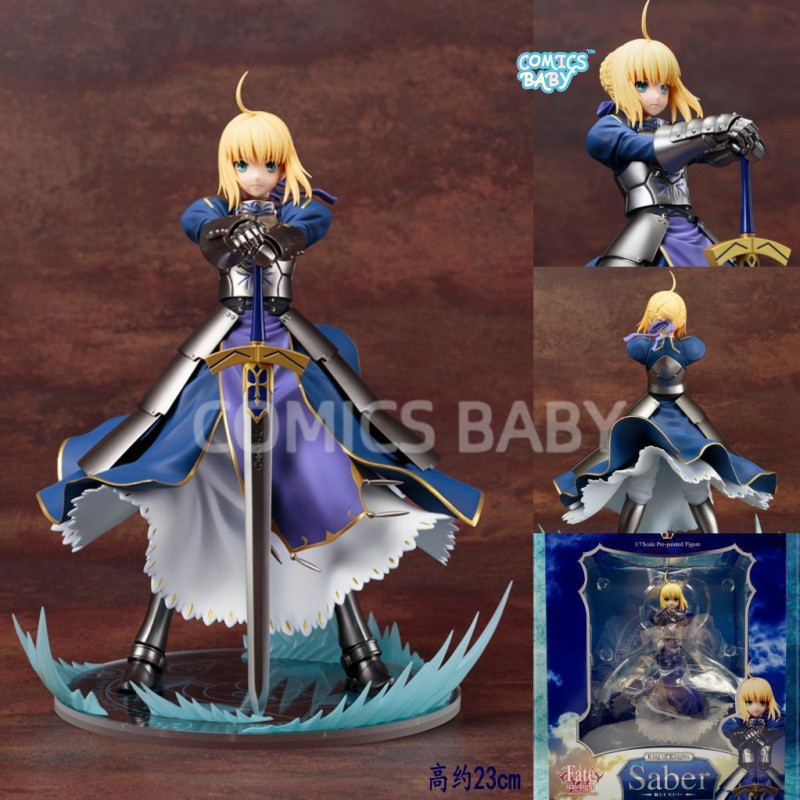 23 ซม.อะนิเมะ Anime MF Fate/stay night UBW saber Figure Model gift塞巴 手办 ...